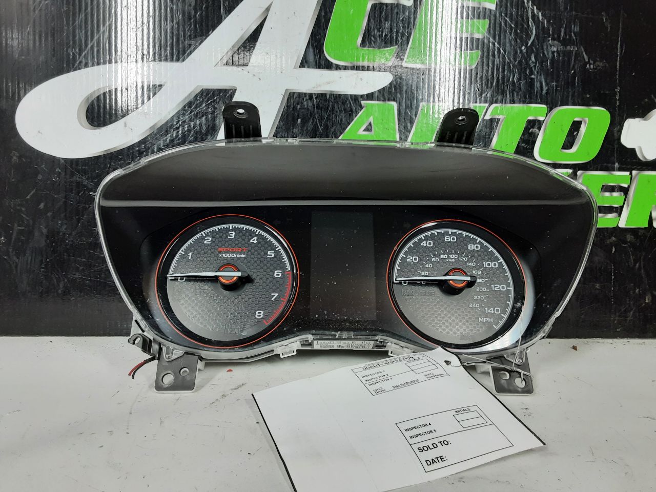 2020 SUBARU FORESTER 20 MPH Sport Speedometer Head Cluster - Ace Auto ...
