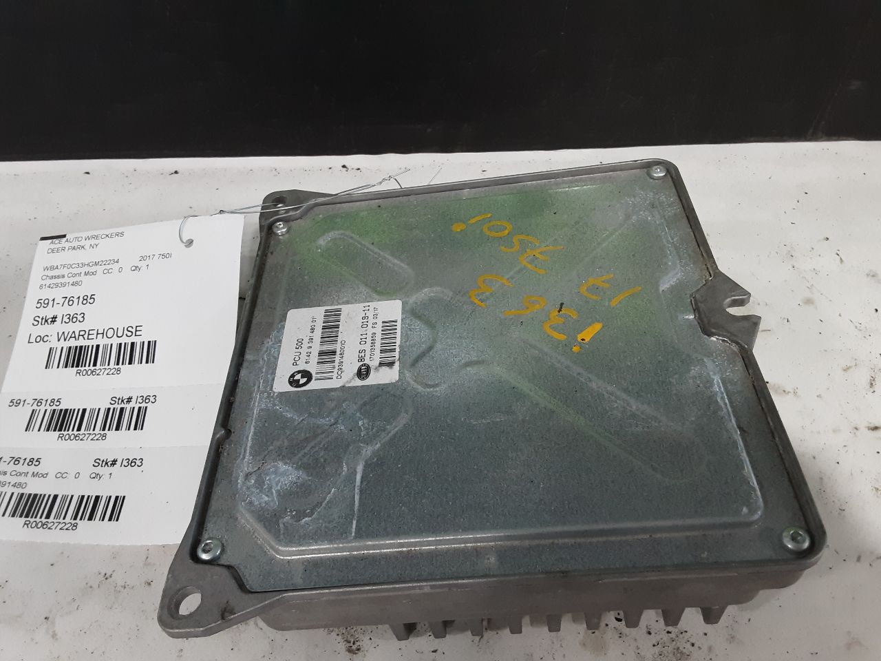 BMW 540i 2018-2020 Body Control (BCM) power control Chassis Control ...